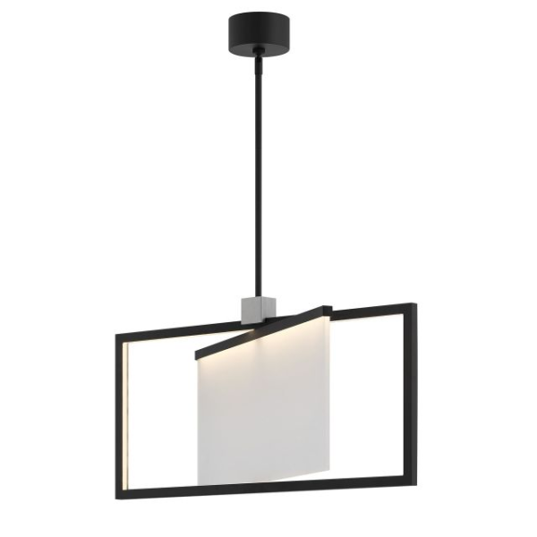 Folio Black 760mm LED Pendant | The Lighting Centre NZ
