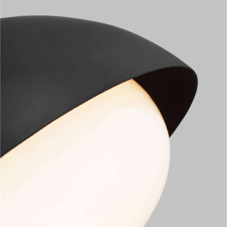 Lucerne White Ceiling Light with Brass and Opal Glass [AEF1001MWT ...