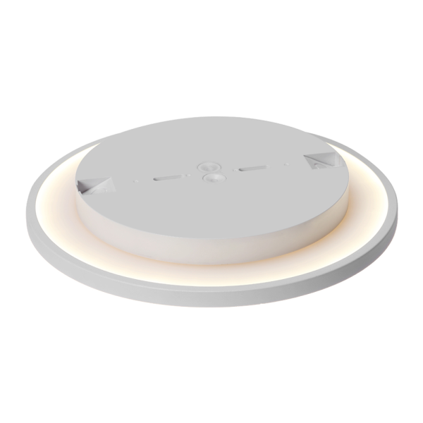 Glow 300mm White LED Ceiling Button with Uplight | The Lighting Centre NZ