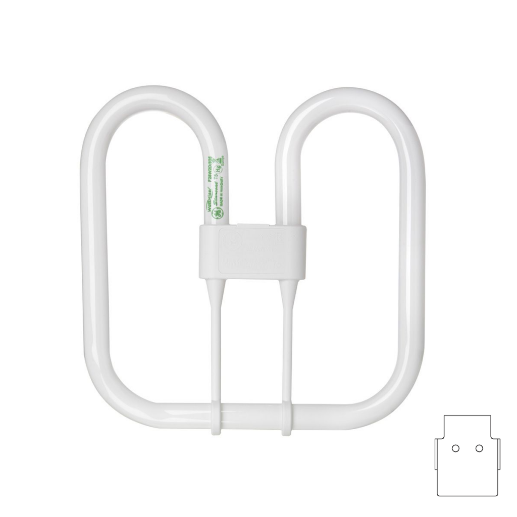 2D Fluorescent 2 PIN 28W 827 | The Lighting Centre NZ