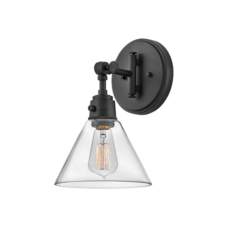 Arti Small Wall Light Heritage Brass with Clear Shade [3691HB-CL ...