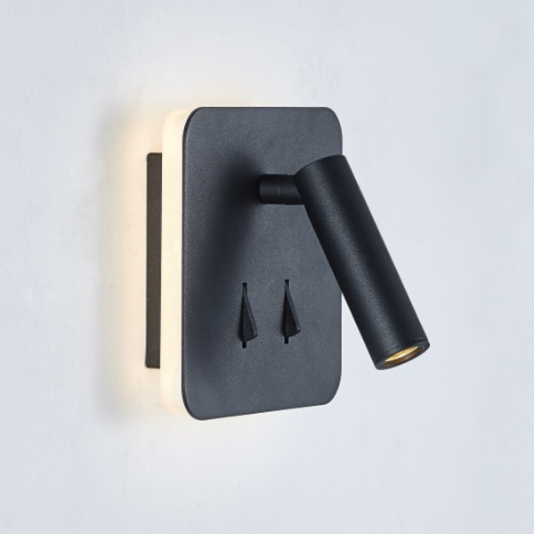 Duo LED Wall Spot with Backlight | The Lighting Centre NZ