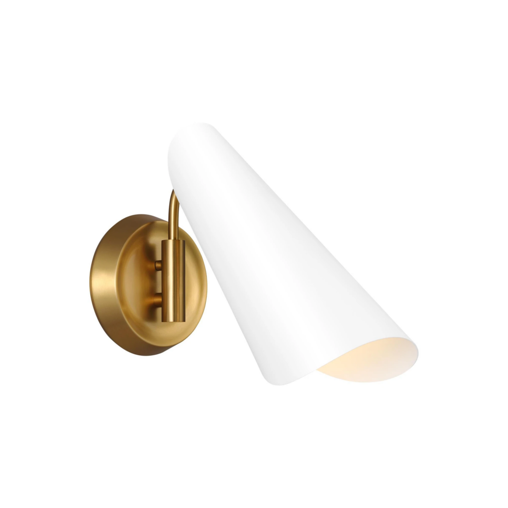 Leo Wall Sconce Heritage Brass with Optic Crystal Glass [35690HB ...