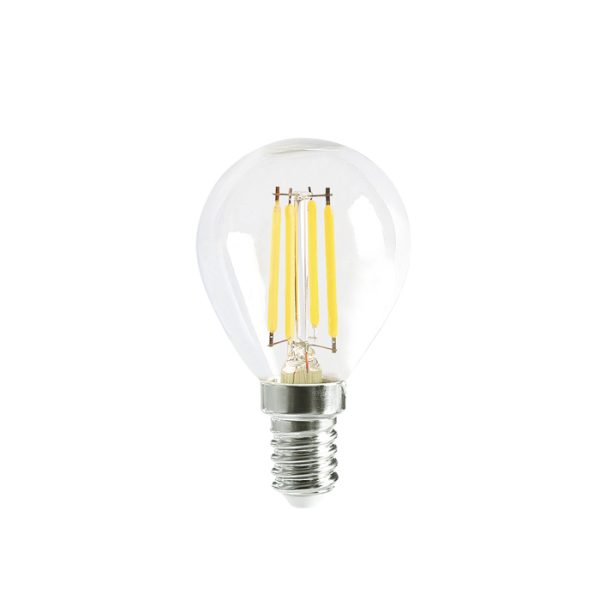 Fancy Round LED Lamp Clear SES 4W Dimmable | The Lighting Centre NZ