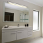 Tellin Tiltable LED Vanity Light 900mm Silver | The Lighting Centre NZ