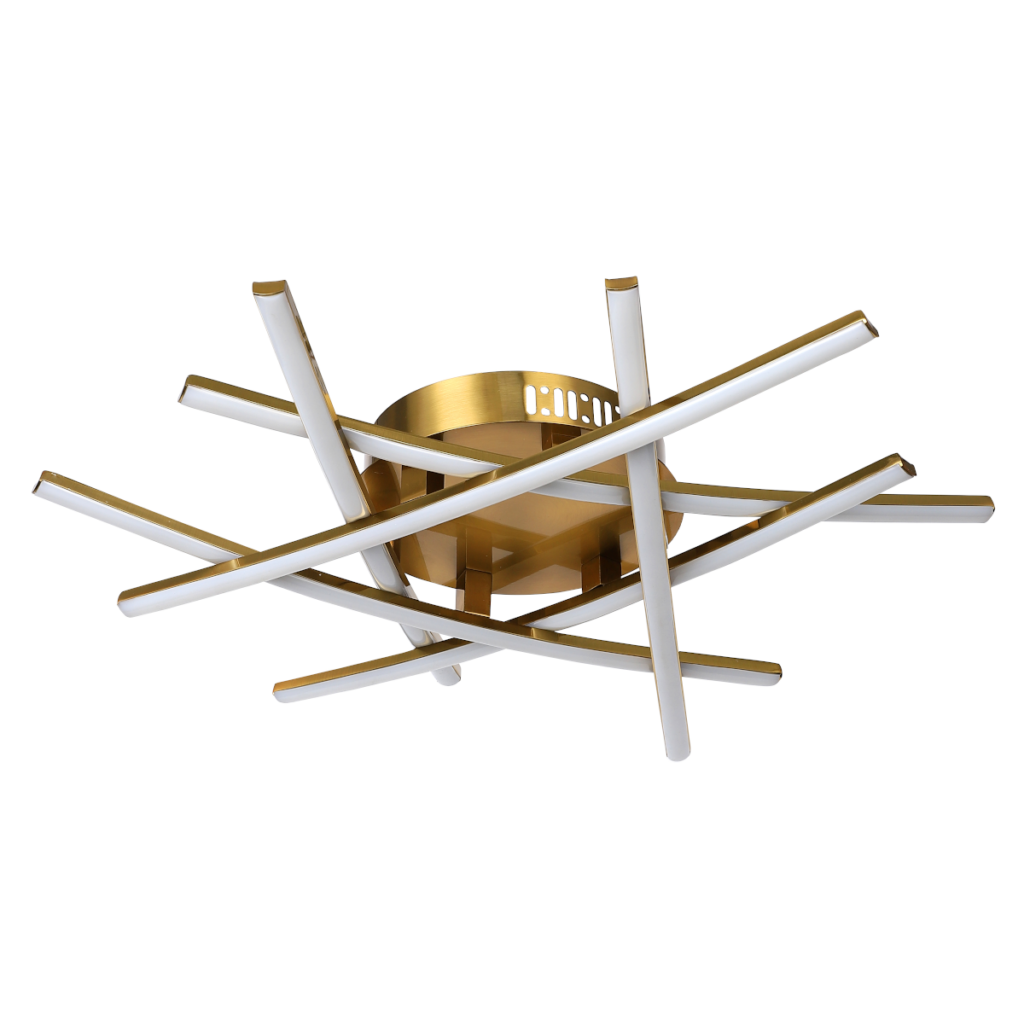 Electra LED Ceiling 6 Light Gold | The Lighting Centre NZ