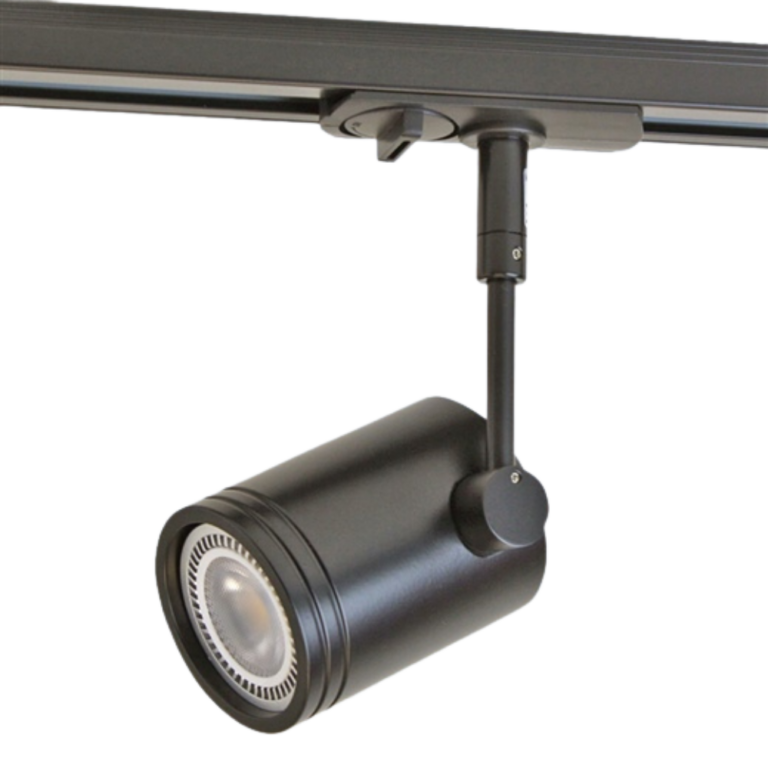 Basic Round Track Spot with Rod | The Lighting Centre NZ