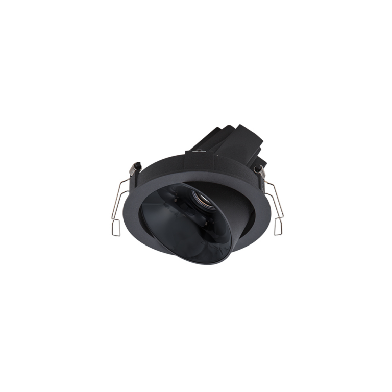 Dark Art Tilt Round 105mm LED Downlight | The Lighting Centre NZ