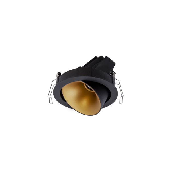 Dark Art Tilt Round 105mm LED Downlight | The Lighting Centre NZ