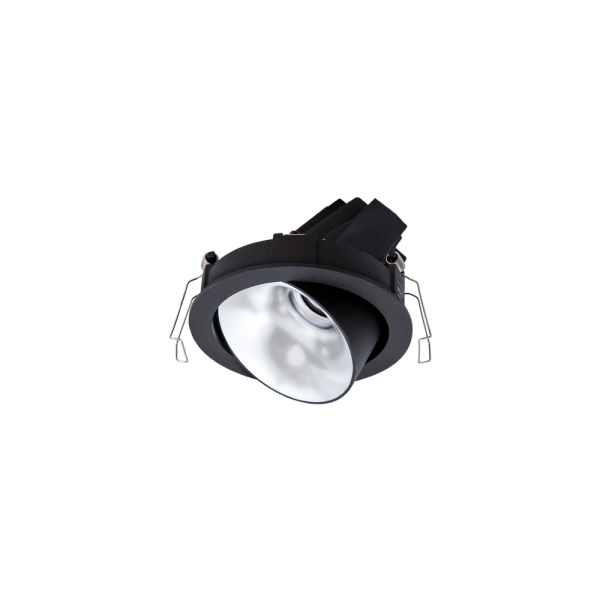 Dark Art Tilt Round 105mm LED Downlight | The Lighting Centre NZ