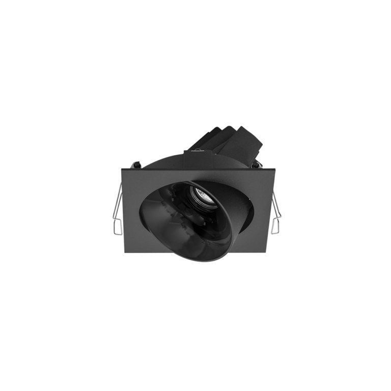 Dark Art Tilt Square 105mm LED Downlight | The Lighting Centre NZ