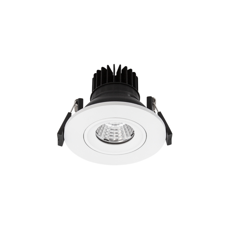 Luna Tilt Round LED Fire Rated Downlight | The Lighting Centre NZ