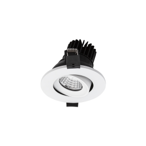 Luna Tilt Round LED Fire Rated Downlight | The Lighting Centre NZ