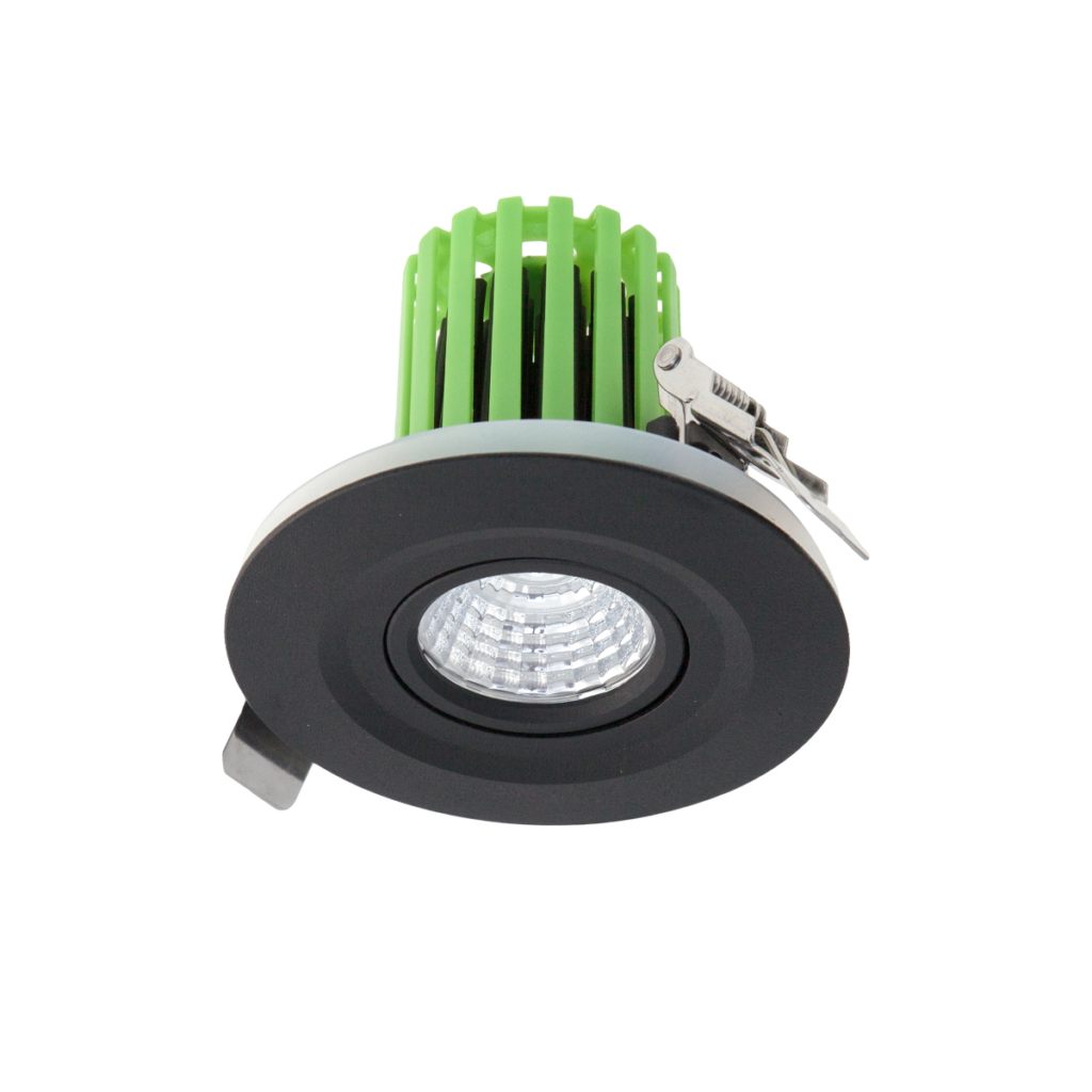 Aster LED Exterior Tilt Round Stainless Downlight | The Lighting Centre NZ