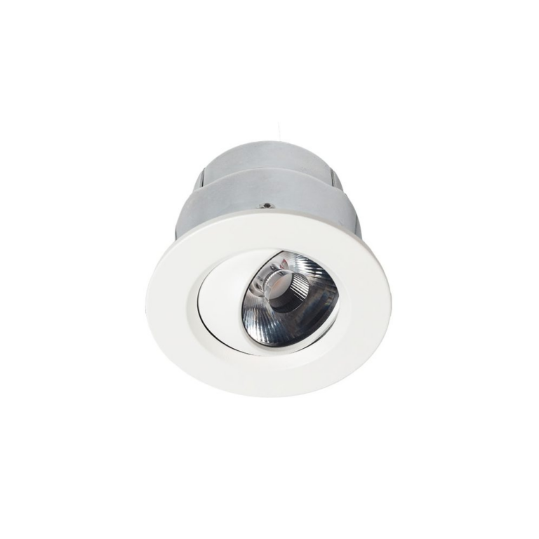 Zela Tilt Narrow Beam Lens Fire-Rated Downlight | The Lighting Centre NZ