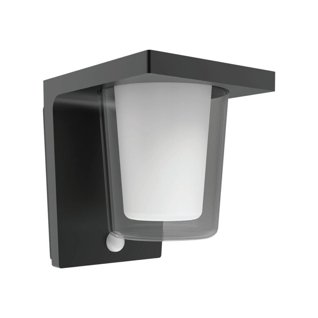Khepri Dark Grey Sensor LED Wall Light | The Lighting Centre NZ
