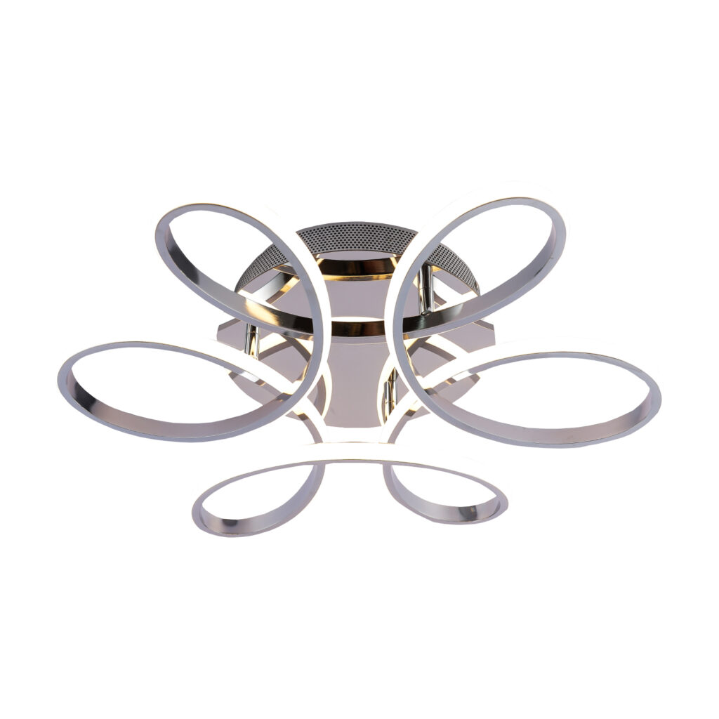 Porto LED Ceiling Light Chrome | The Lighting Centre NZ