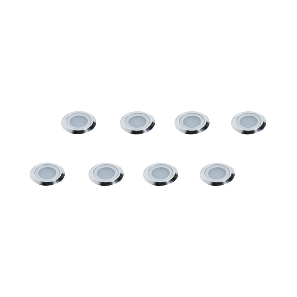 Micron Stainless Round Marker LED Deck Light - 8 Light Kitset | The ...