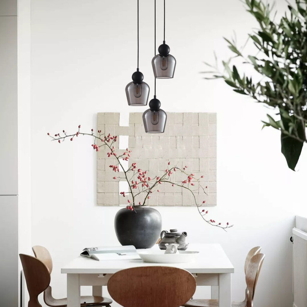 Champan 3 Light Pendants on Round Base | The Lighting Centre NZ