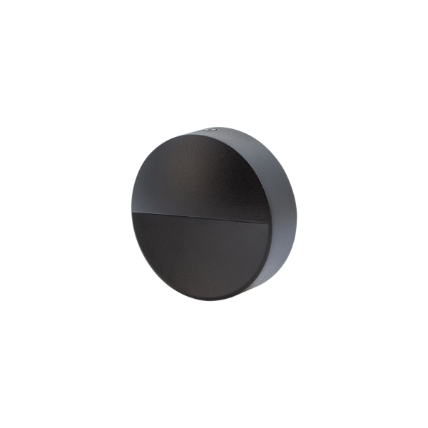 Lexim Step Light Round 100mm 240V Black | The Lighting Centre NZ
