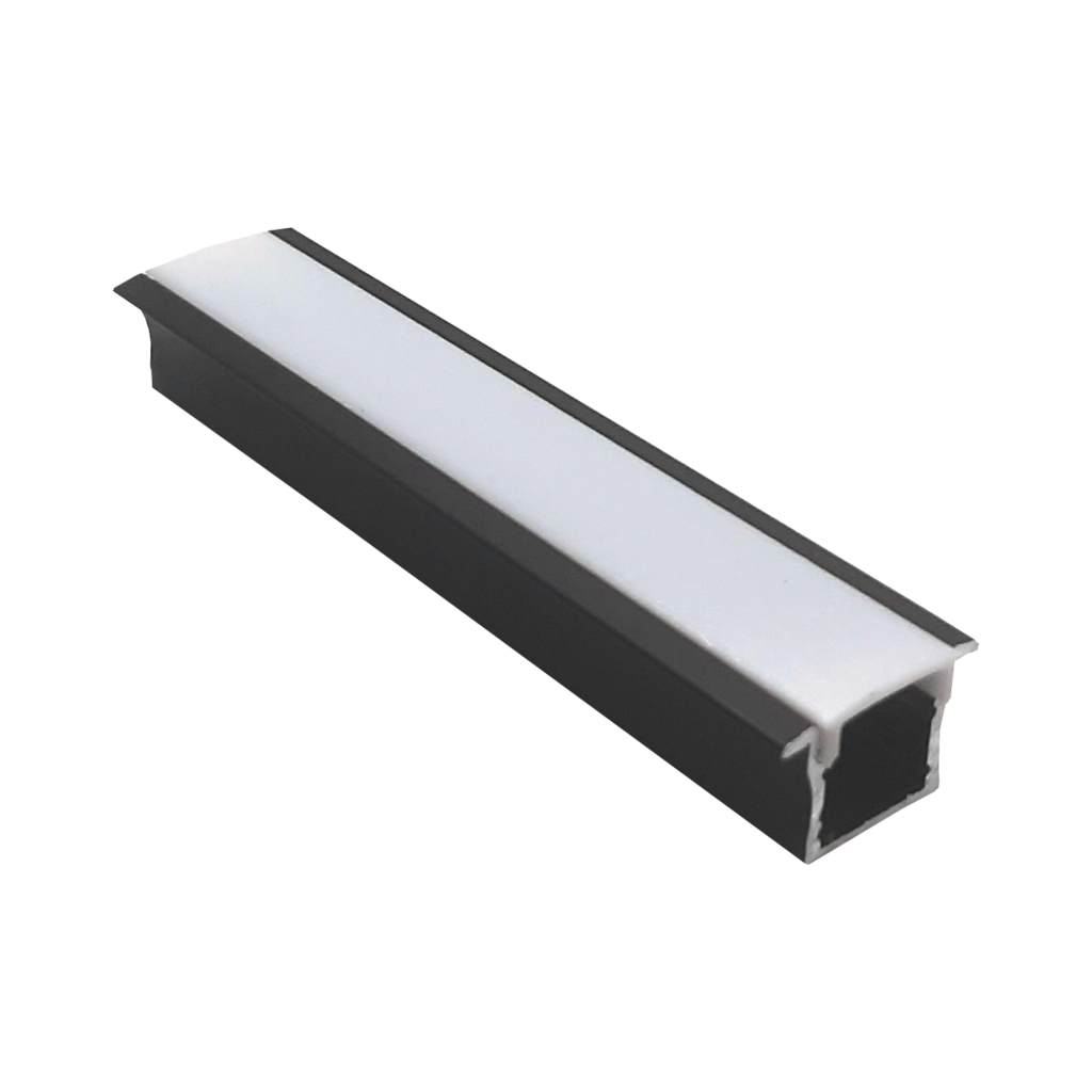 LXT14 Deep Aluminium Winged Extrusion with Opal Diffuser | The Lighting ...