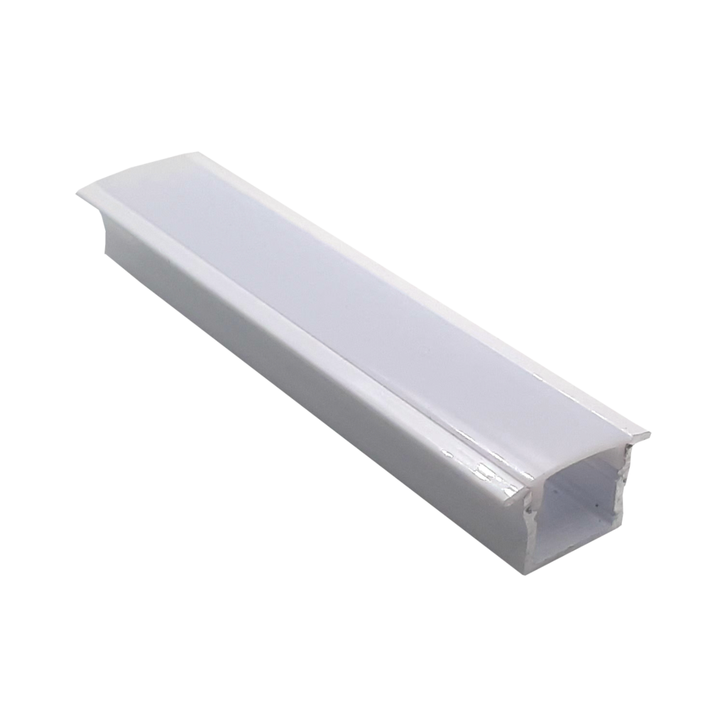 LXT14 Deep Aluminium Winged Extrusion with Opal Diffuser | The Lighting ...