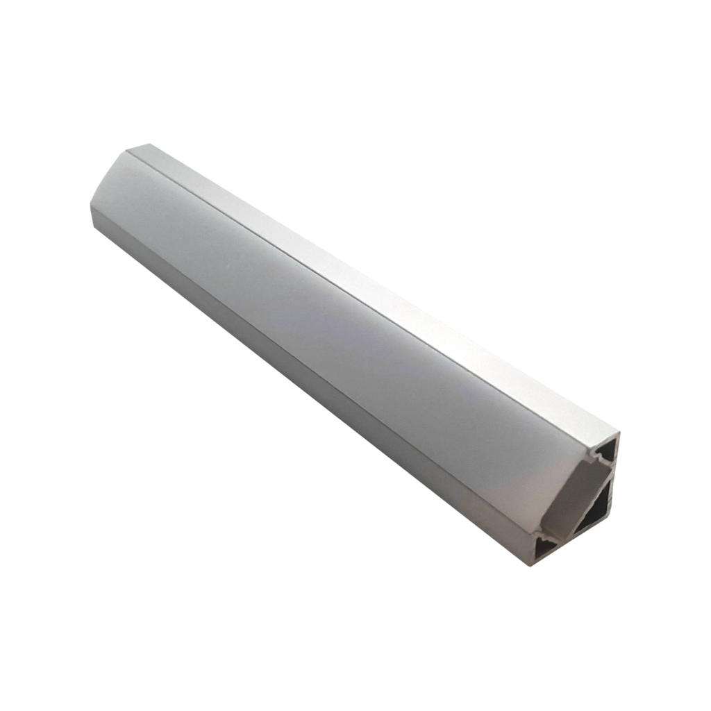 LXT15 Corner Aluminium Extrusion with Opal Diffuser | The Lighting ...