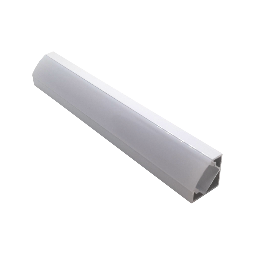 LXT15 Corner Aluminium Extrusion with Opal Diffuser | The Lighting ...