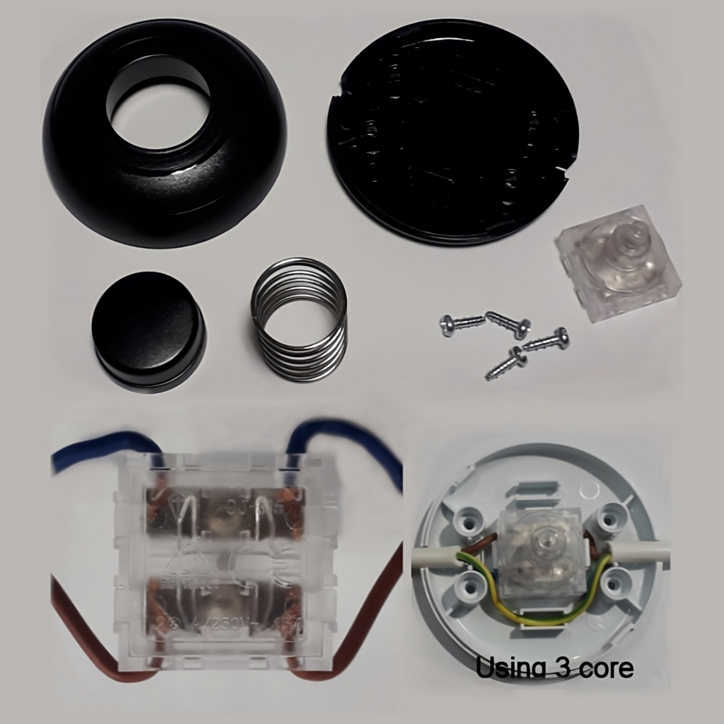 Round Inline Floor Switch [SSW025] - $19.00 incl GST : Shop Online ...