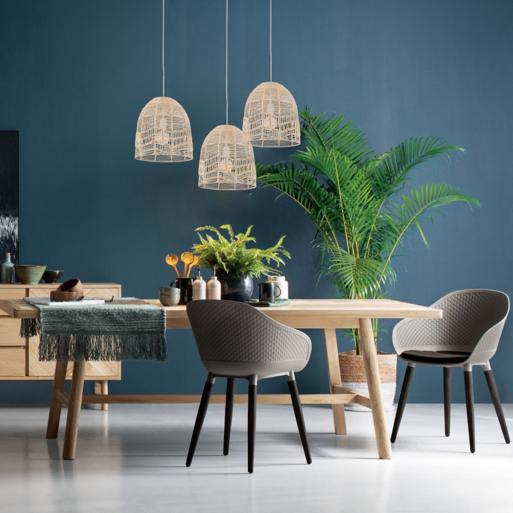 Rota Rattan 340mm Pendant Natural | The Lighting Centre NZ