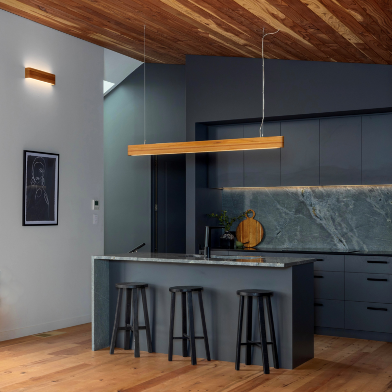 Strata Timber Linear Pendant | The Lighting Centre NZ