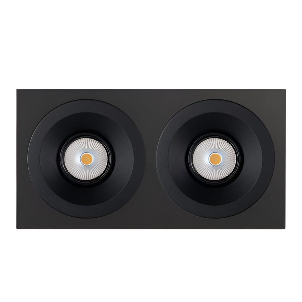 Zela Square Double 233mm Adapter Plate | The Lighting Centre NZ